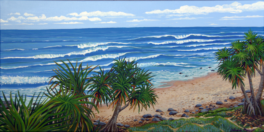 Moffat Beach Surf Break - deborahmanganartist.com